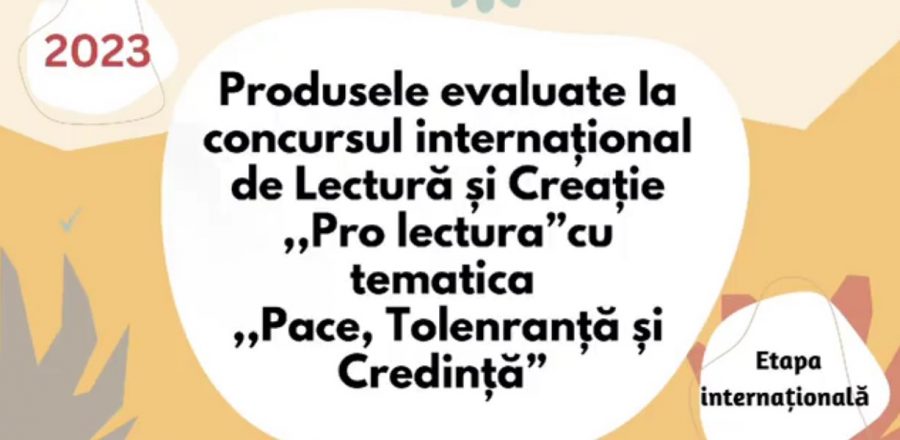 Pro Lectura 2023 – colajul lucrărilor! | Gimnaziul “Vasile Lupu”